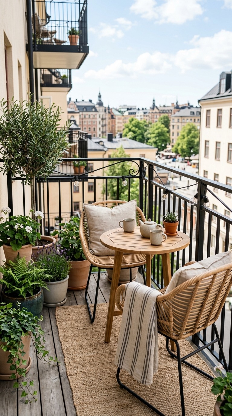 3 Balcony Furniture Ideas for Small Spaces | Your Cool Home